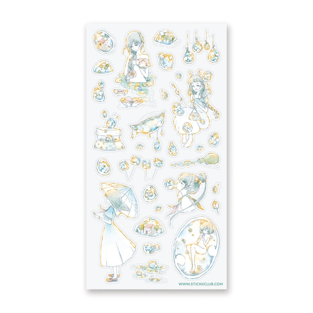 Don't Burst My Bubble Sticker Sheet – STICKII