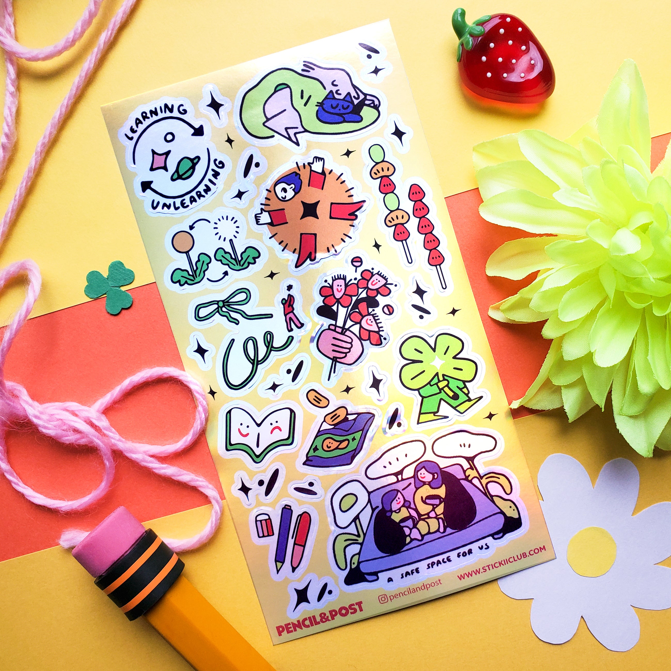 Learning & Growing Sticker Sheet – STICKII