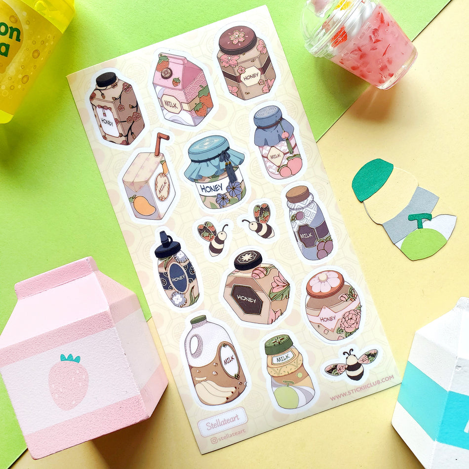 Nature's Nectar Sticker Sheet – STICKII