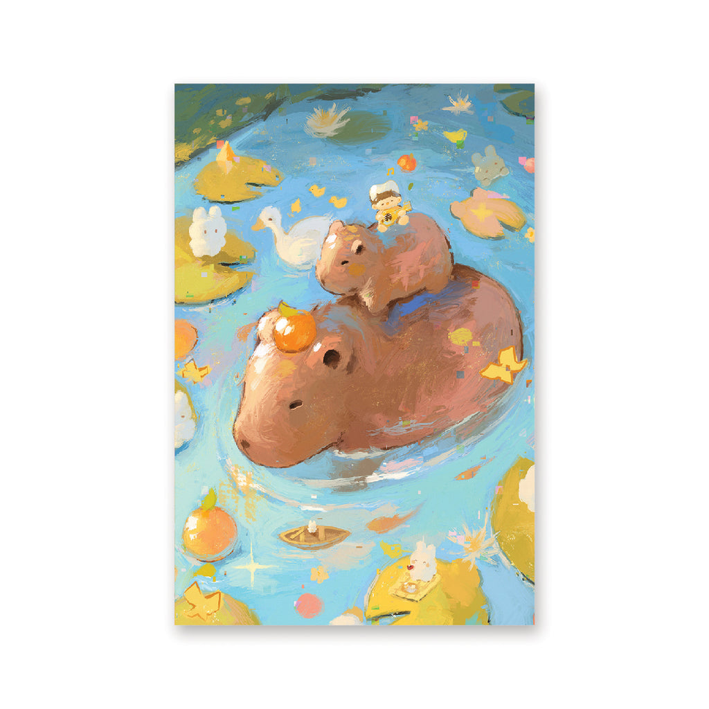 Happy Capy Card – STICKII