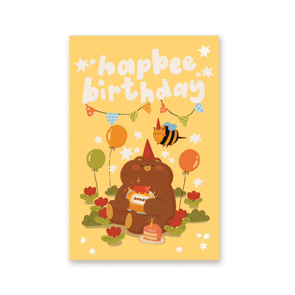 Hapbee Birthday Card – STICKII