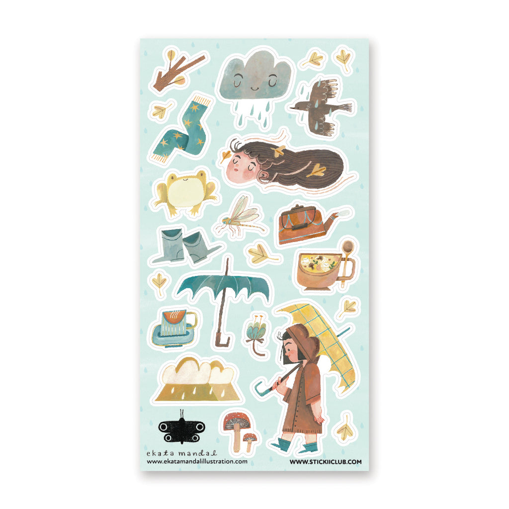 Cozy Rainy Day Sticker Sheet – STICKII