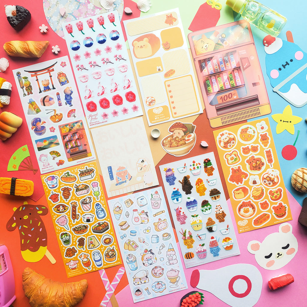 February 2024 Cute Pack: Itadakimasu – STICKII
