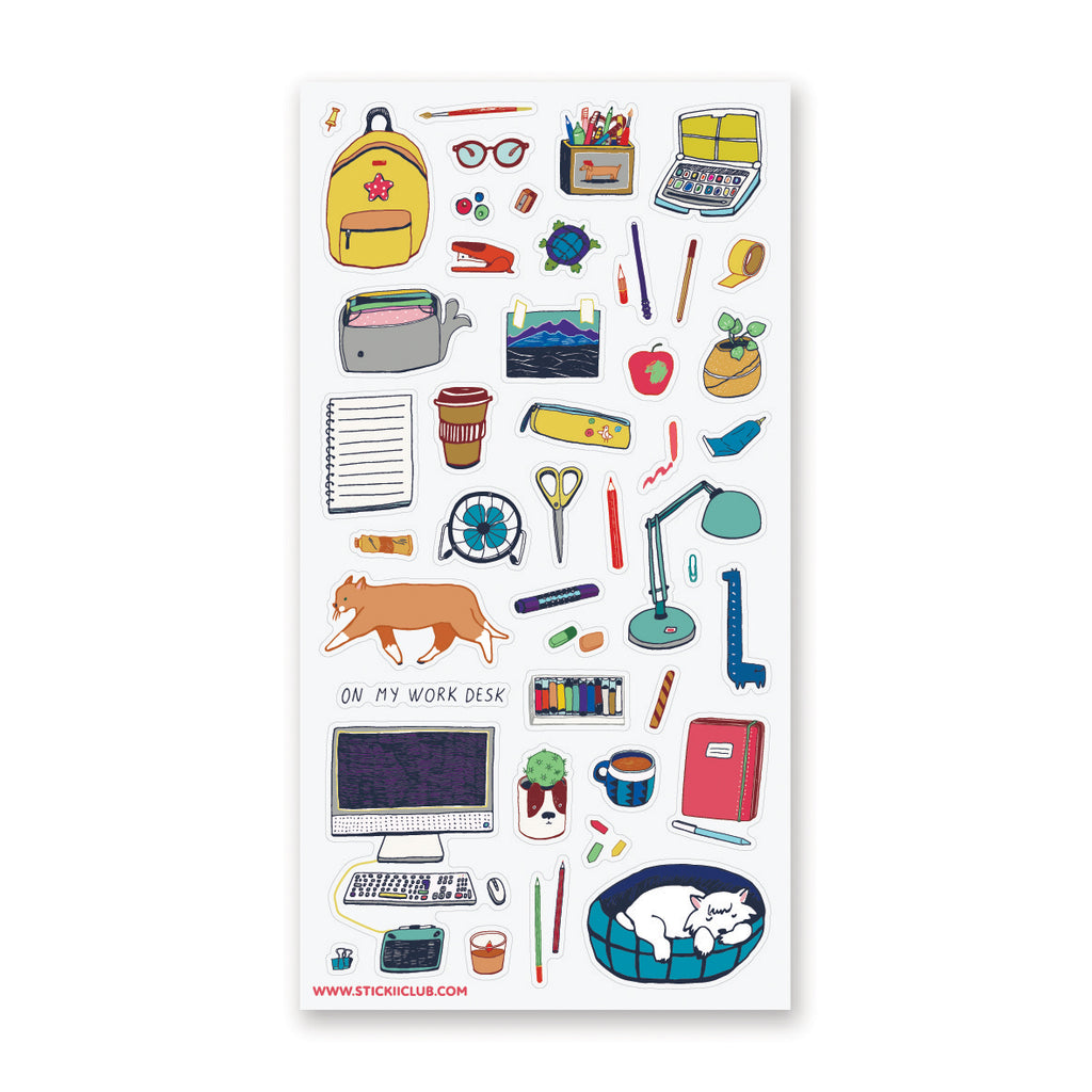 On My Desk Sticker Sheet – STICKII
