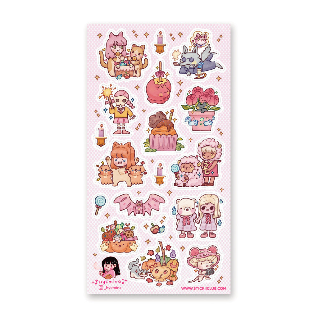 Cutie Halloween Bash Sticker Sheet – STICKII