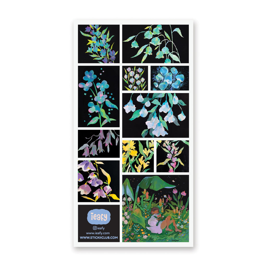 Dreamy Night Garden Sticker Sheet – STICKII