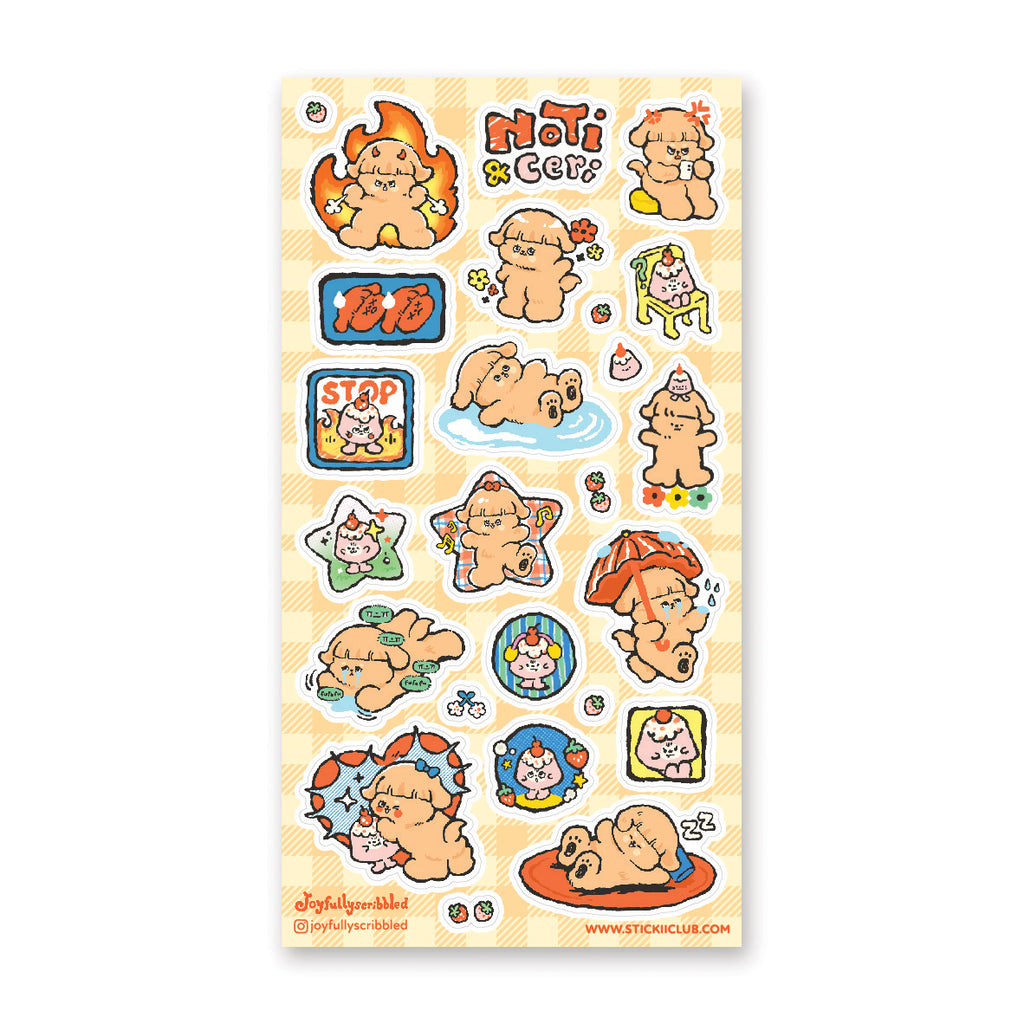 Noti & Ceri Sticker Sheet – STICKII