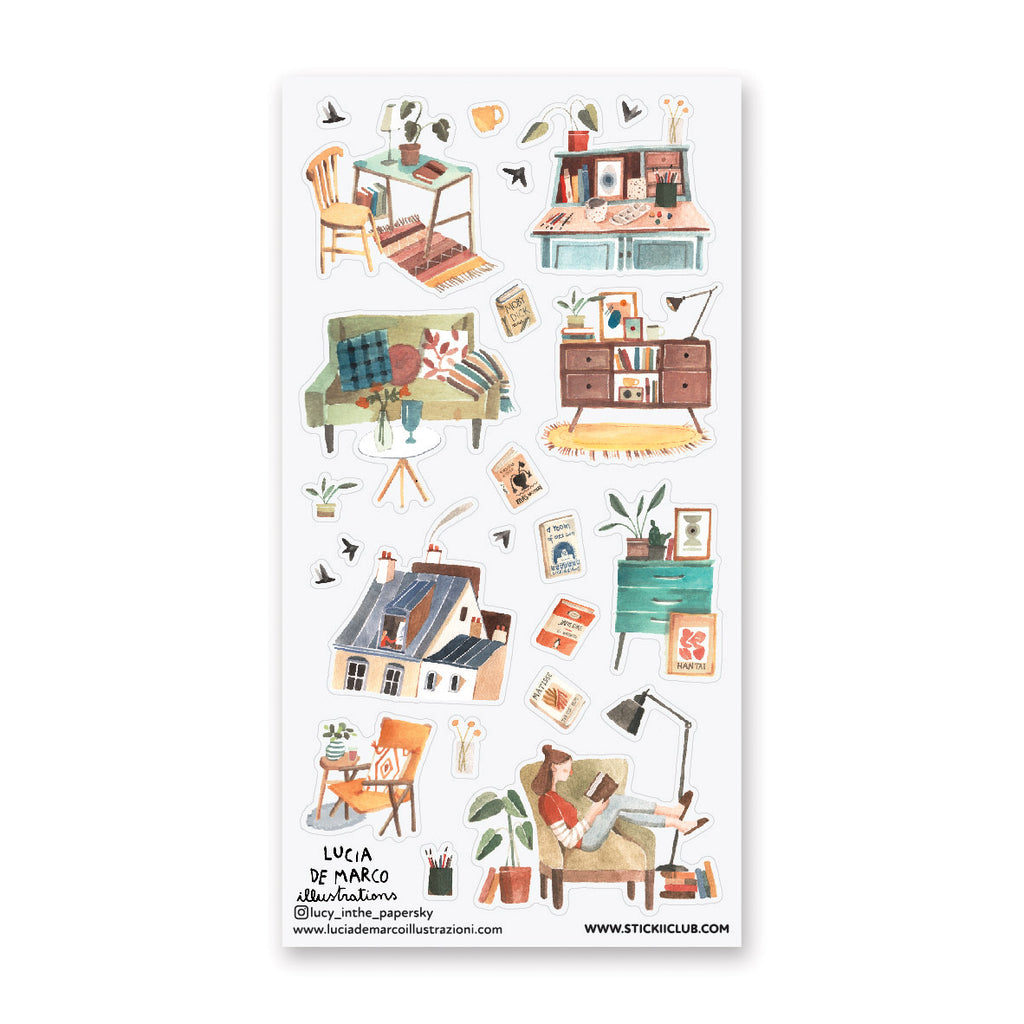 Home Sweet Home Sticker Sheet – STICKII