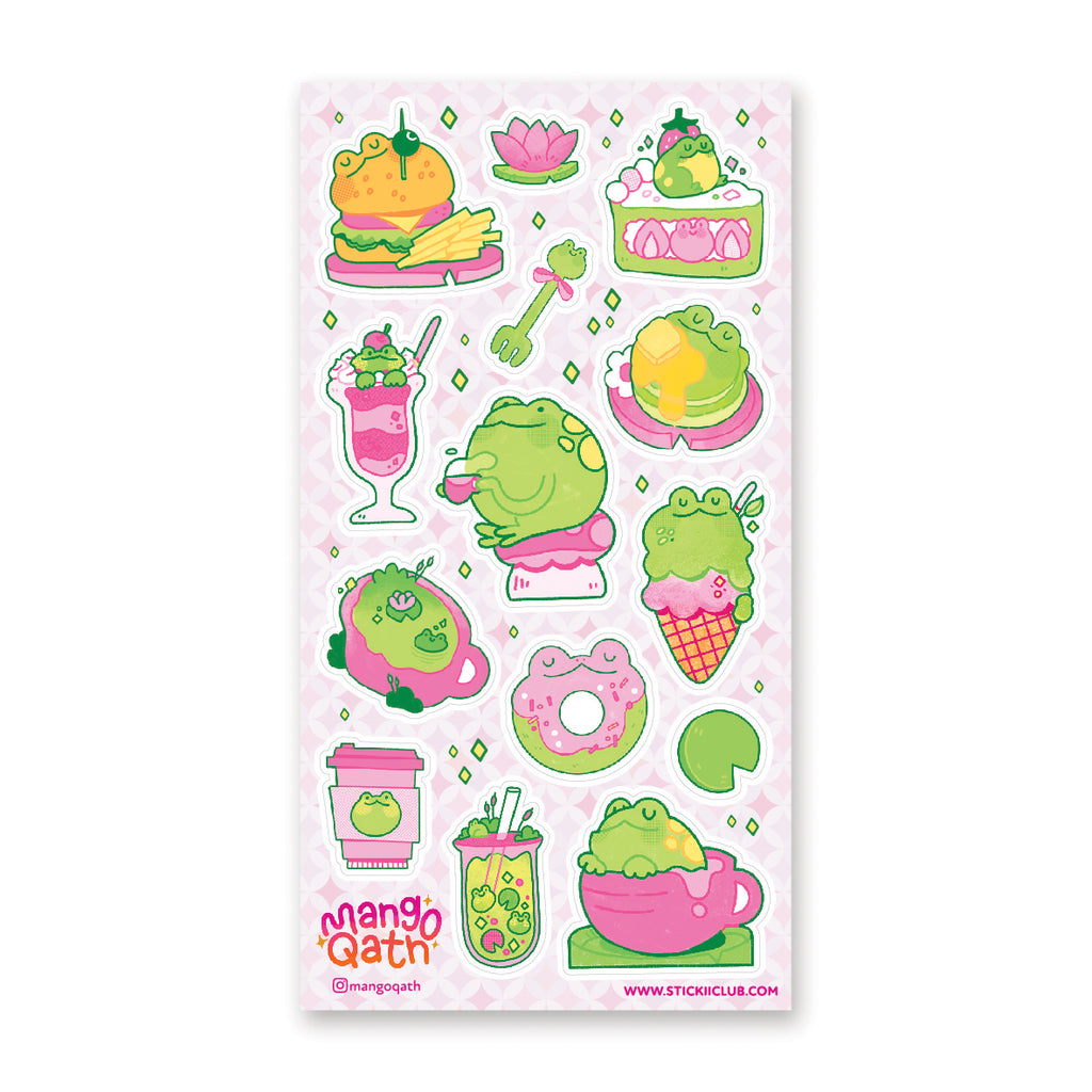 Froggy Delicacies Sticker Sheet – STICKII