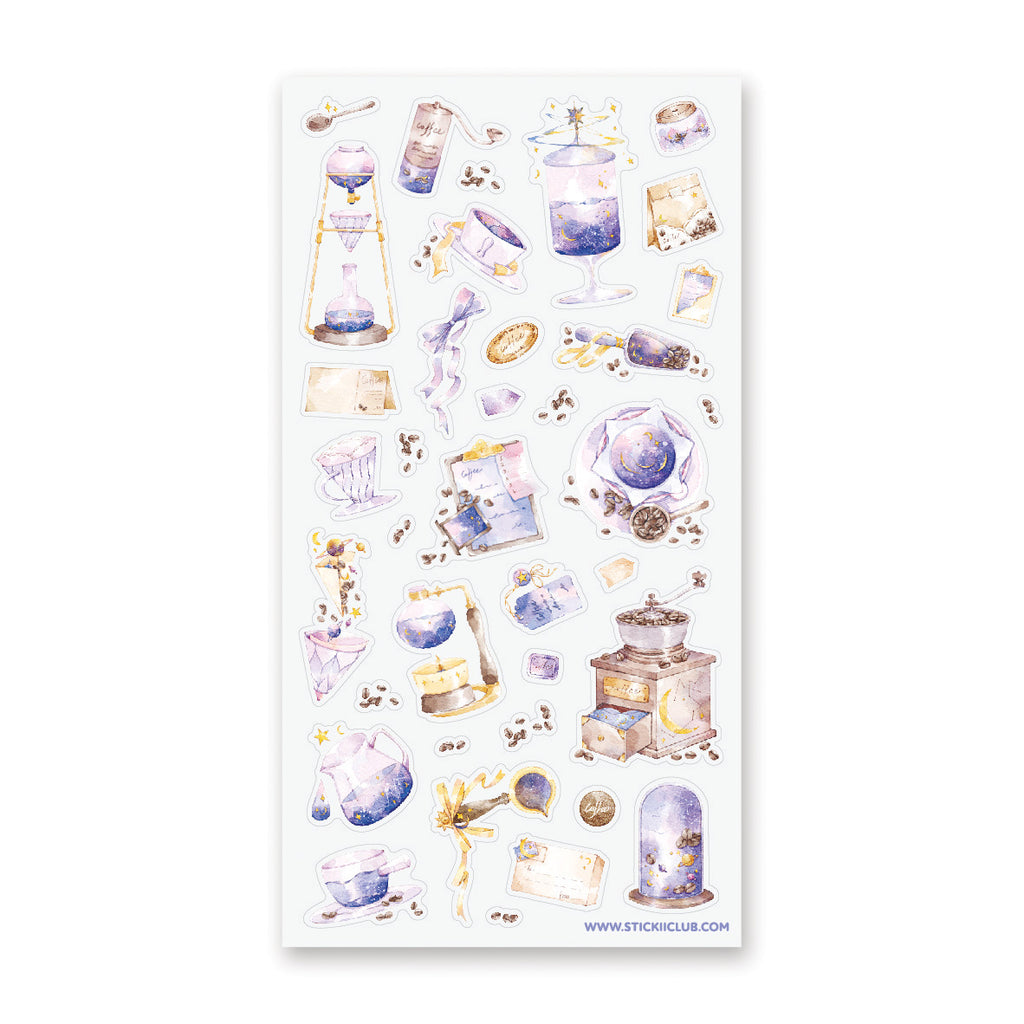 Celestial Coffee Sticker Sheet – STICKII