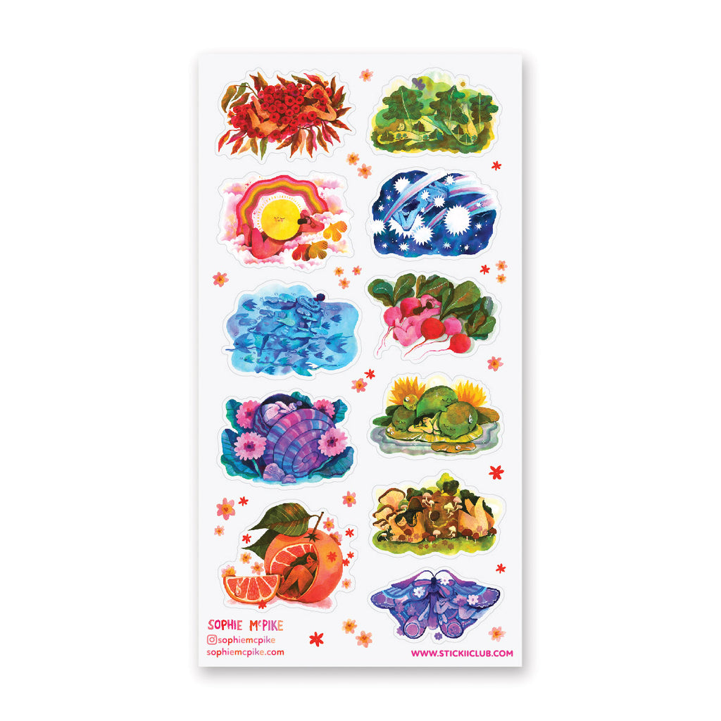 Nature Nap Time Sticker Sheet – STICKII