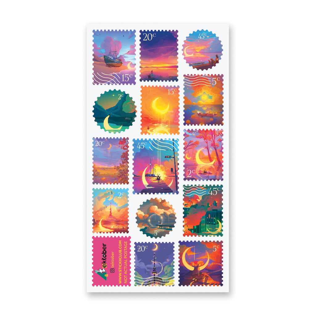 Stunning Skies' Stamps Sticker Sheet – STICKII