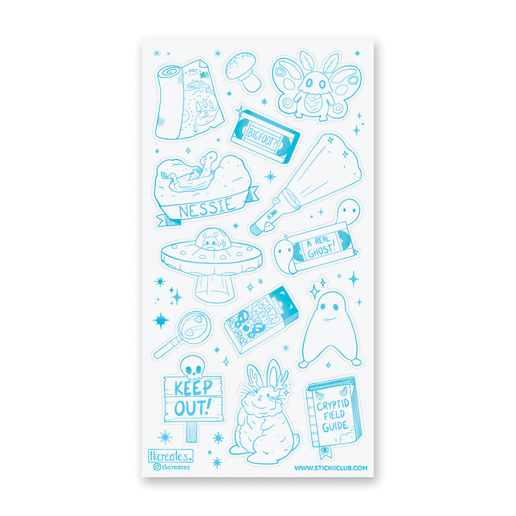 Cryptid Hunting Sticker Sheet – STICKII