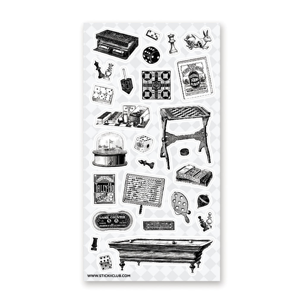 Vintage Games Sticker Sheet – STICKII