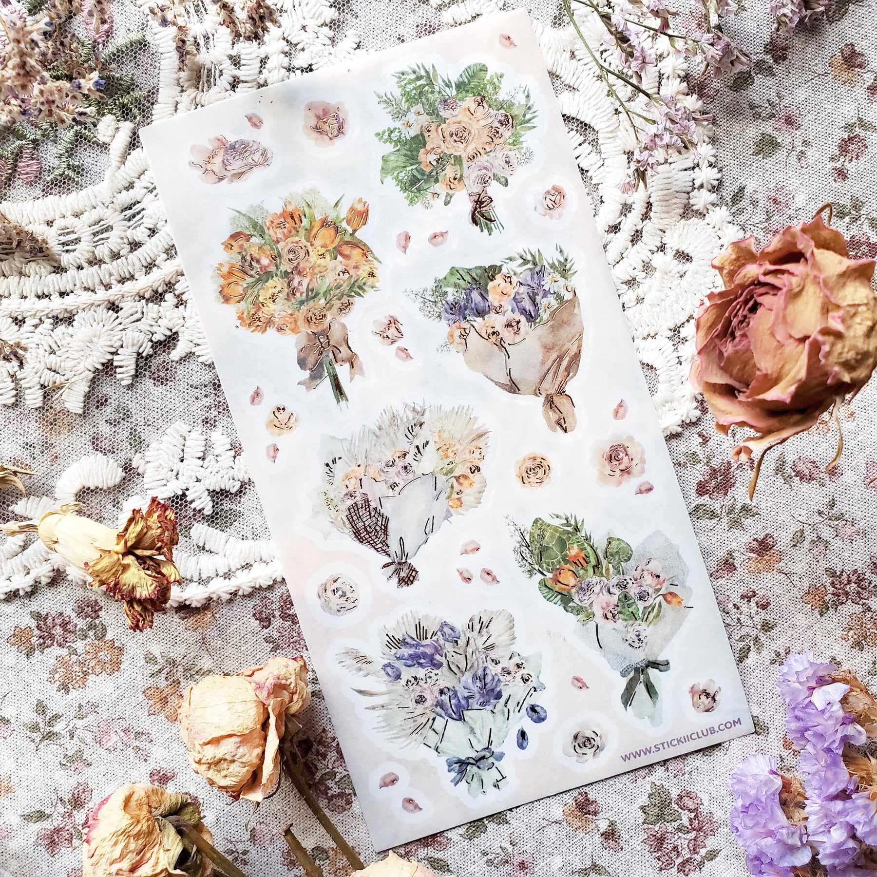 Beautiful Bouquets Sticker Sheet – STICKII