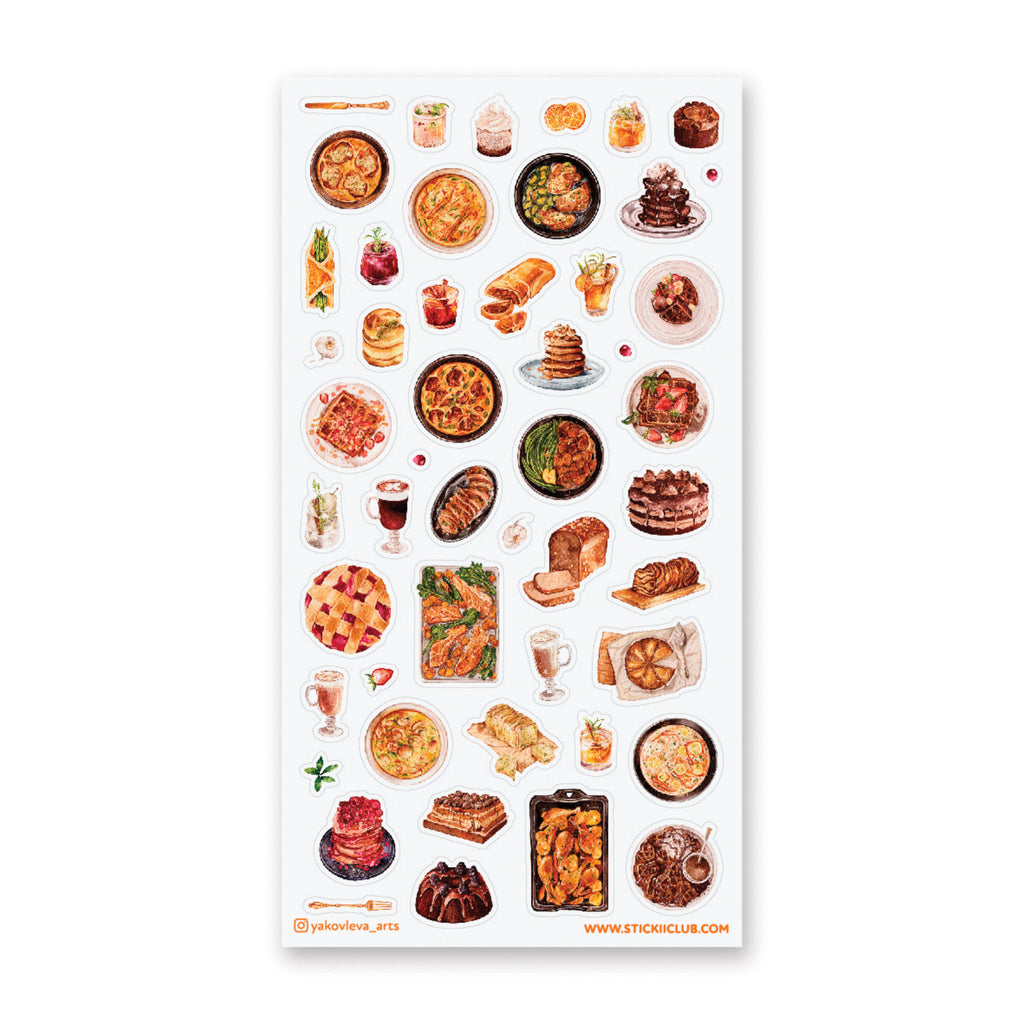 Mouthwatering Buffet Sticker Sheet – STICKII