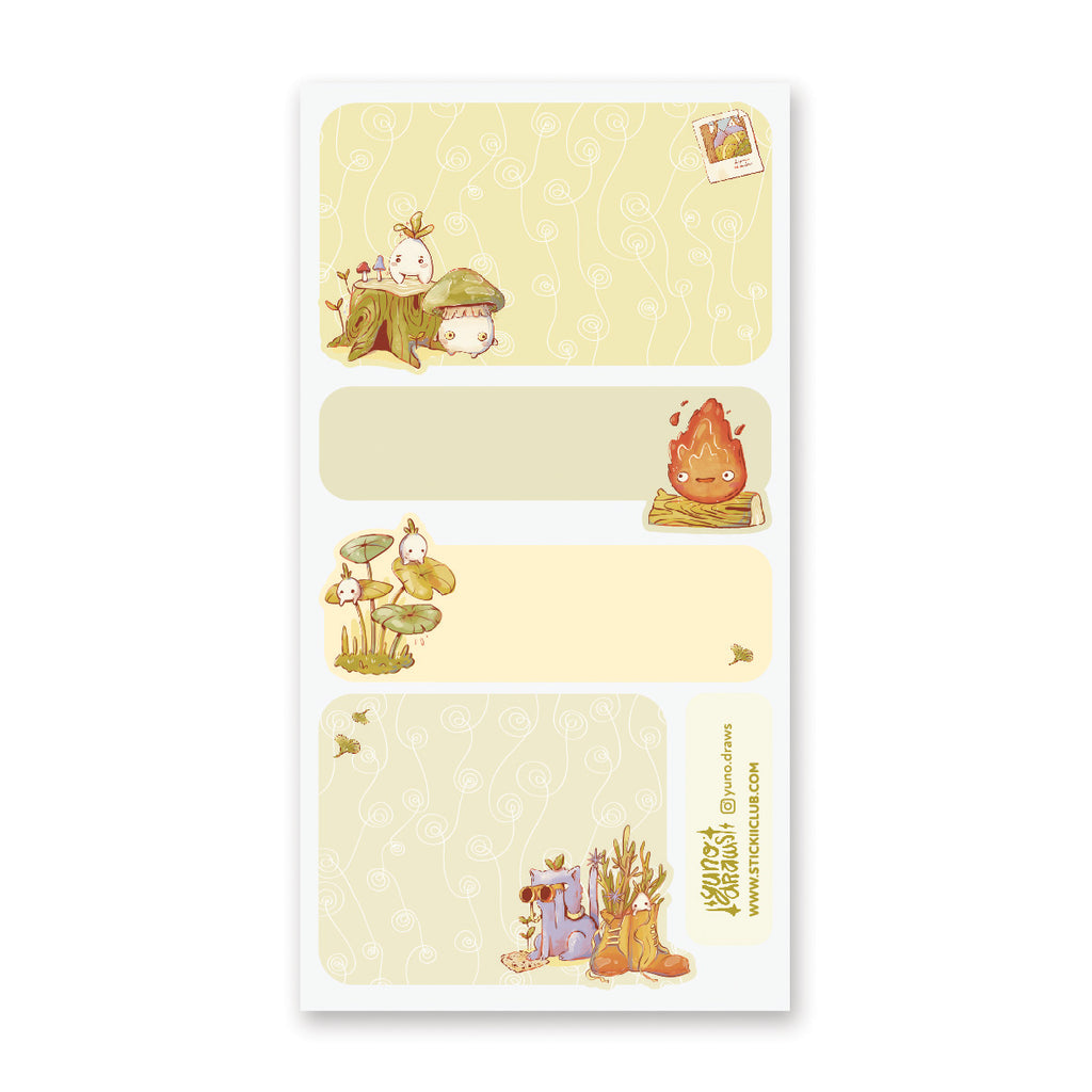 Friendly Forest Labels Sticker Sheet – STICKII