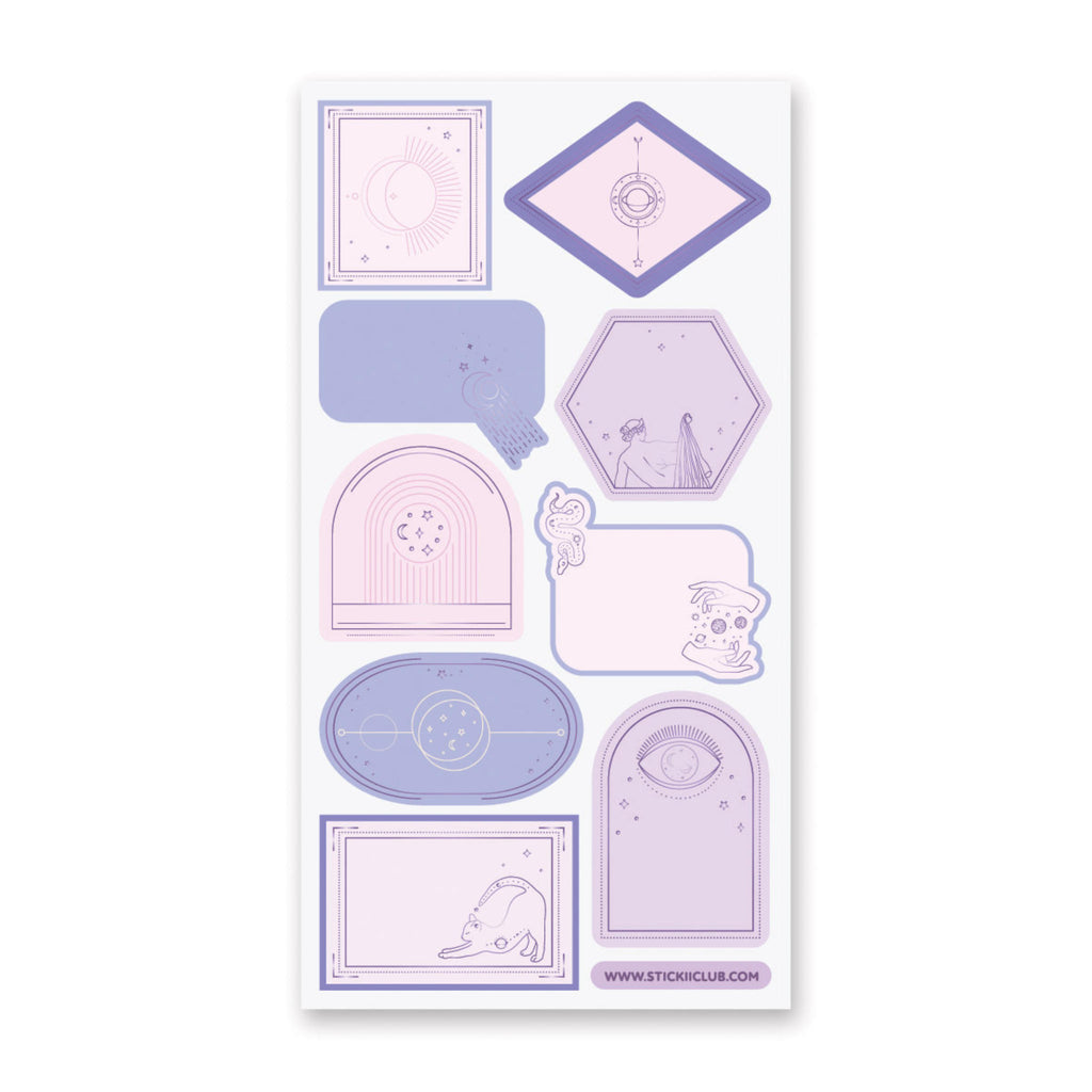 Celestial Labels Sticker Sheet – STICKII