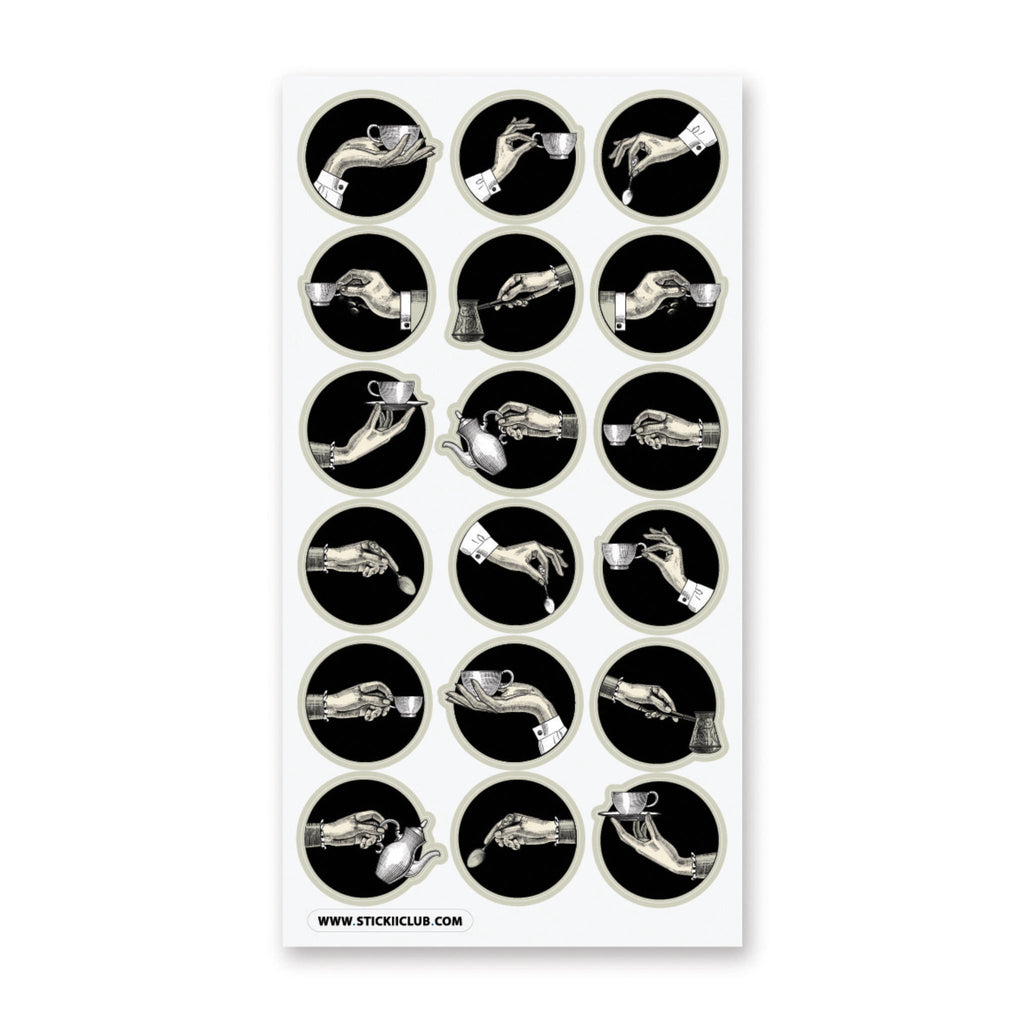 Cup of Tea Seals Sticker Sheet – STICKII