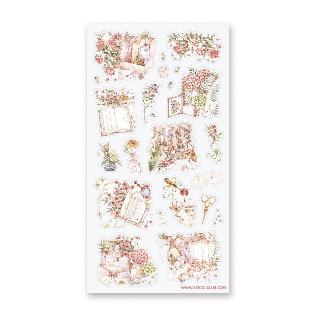 Dainty Stationery 2 Sticker Sheet – STICKII