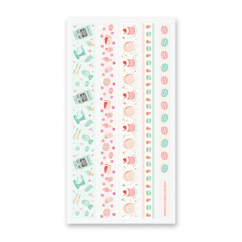 Sweet Washi Strips Sticker Sheet – STICKII