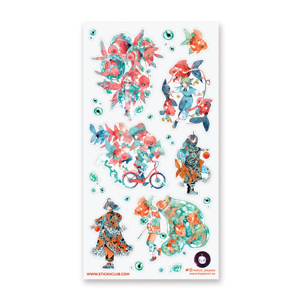 Guided by Goldfish Sticker Sheet – STICKII