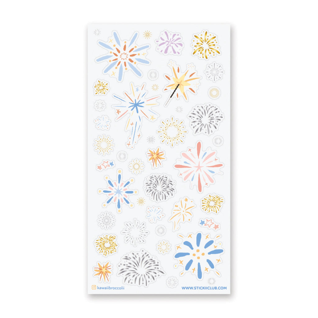 Festive Fireworks Sticker Sheets – STICKII