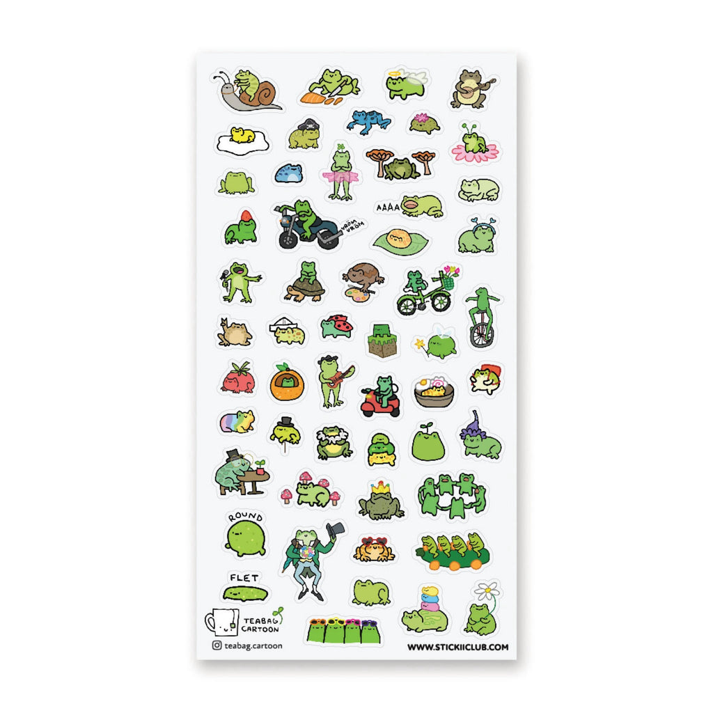Little Frogs Sticker Sheet – STICKII