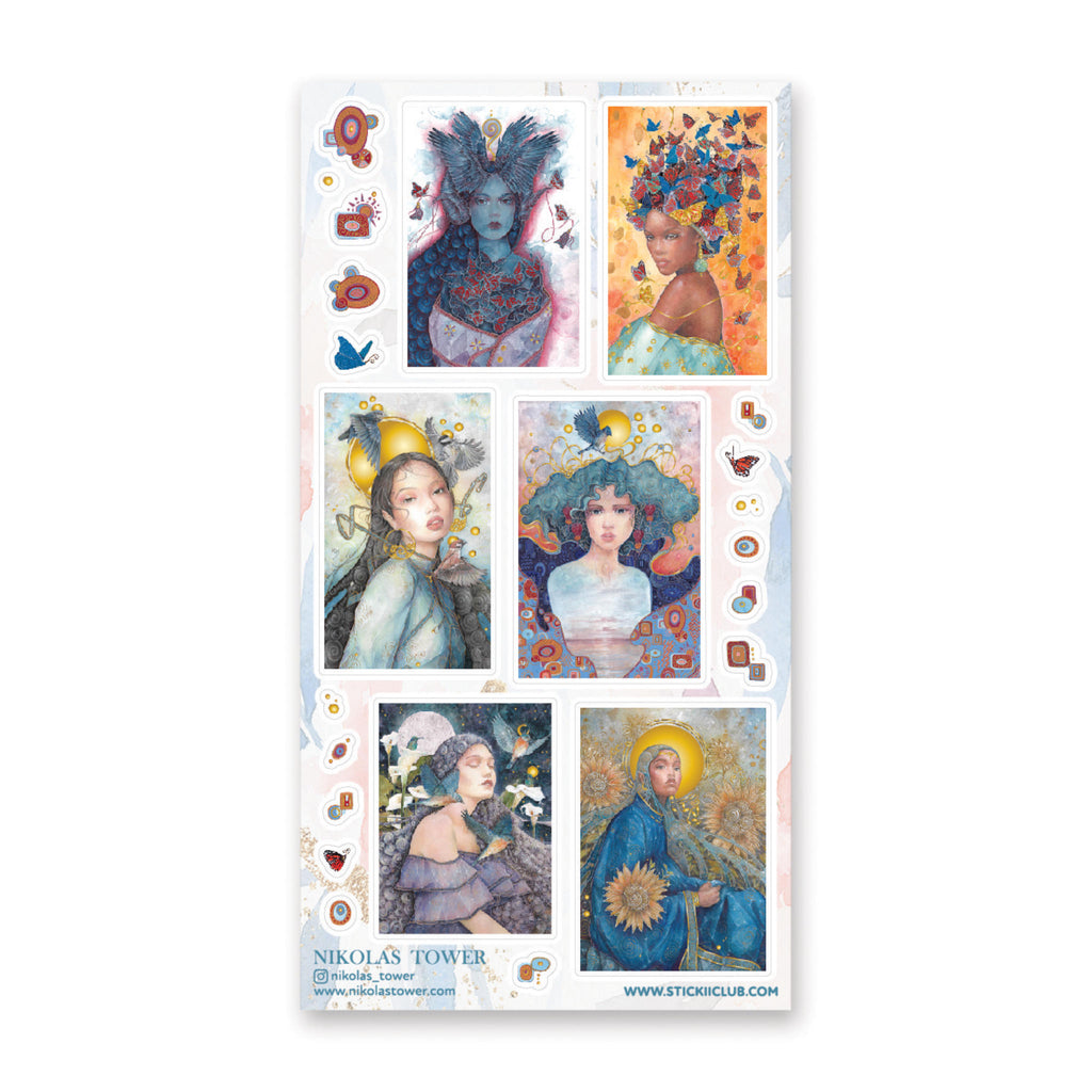 Powerful Nature Portraits Sticker Sheet – STICKII