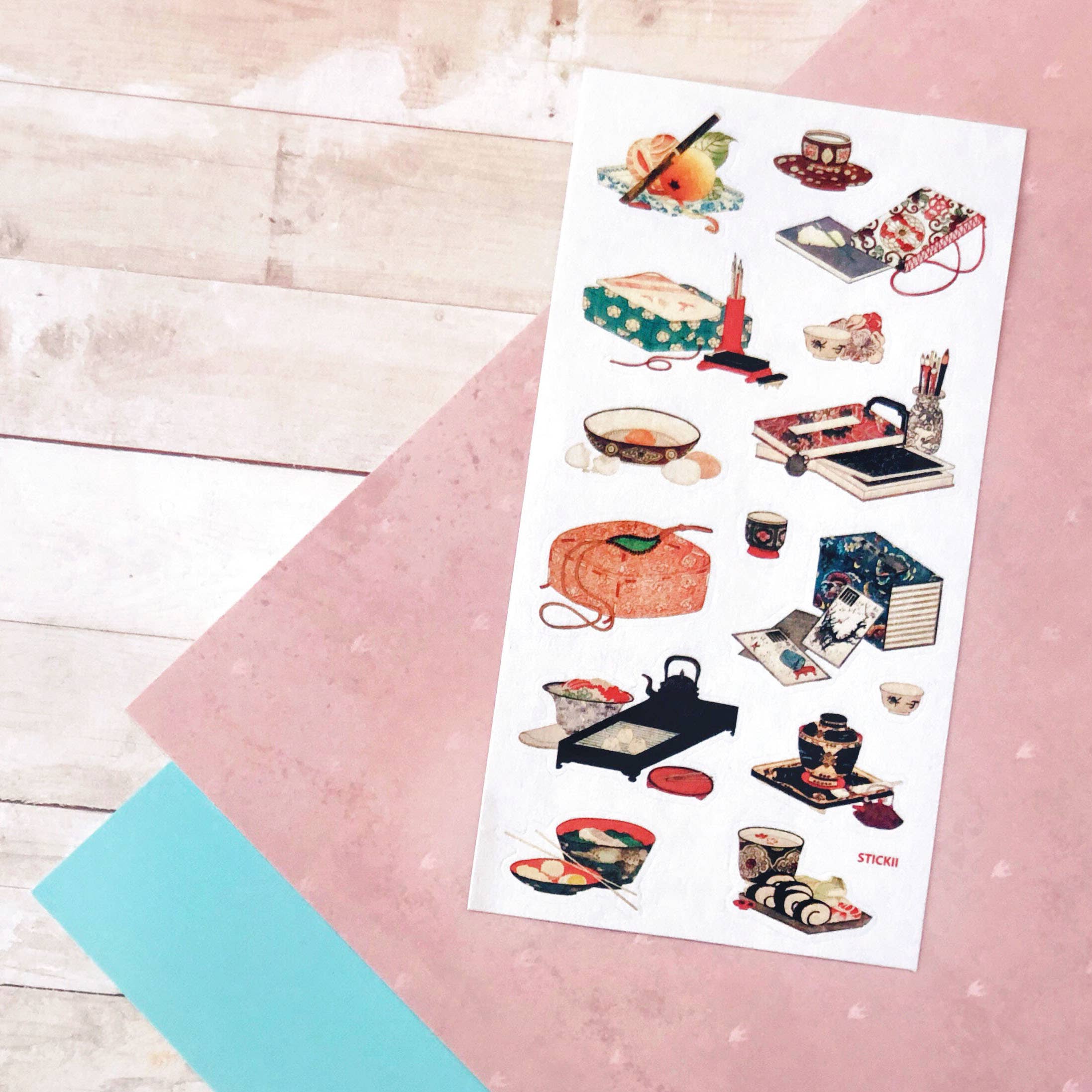 Vintage Japanese Sticker Sheet – STICKII